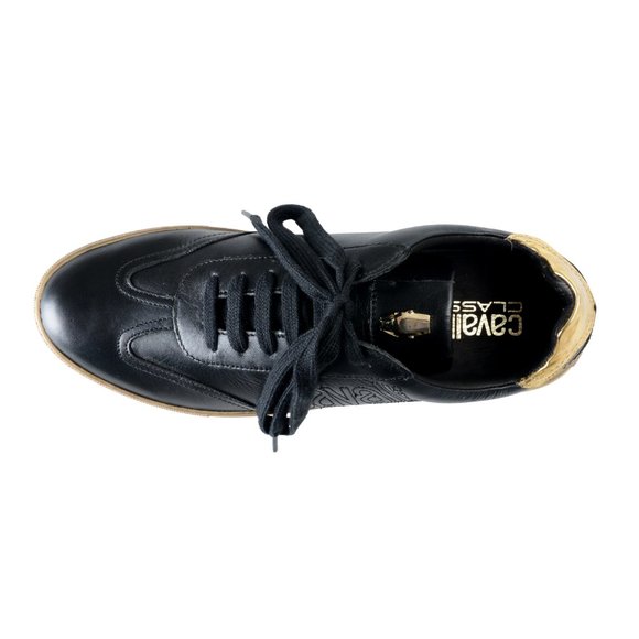 Cavalli Class | Shoes | Cavalli Class Mens Black Leather Fashion ...